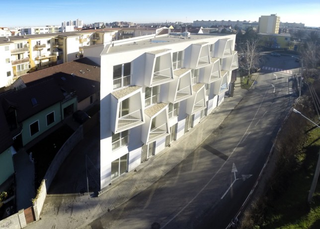 North Star Apartments By Nice Architects Features Angular Balconies 1238