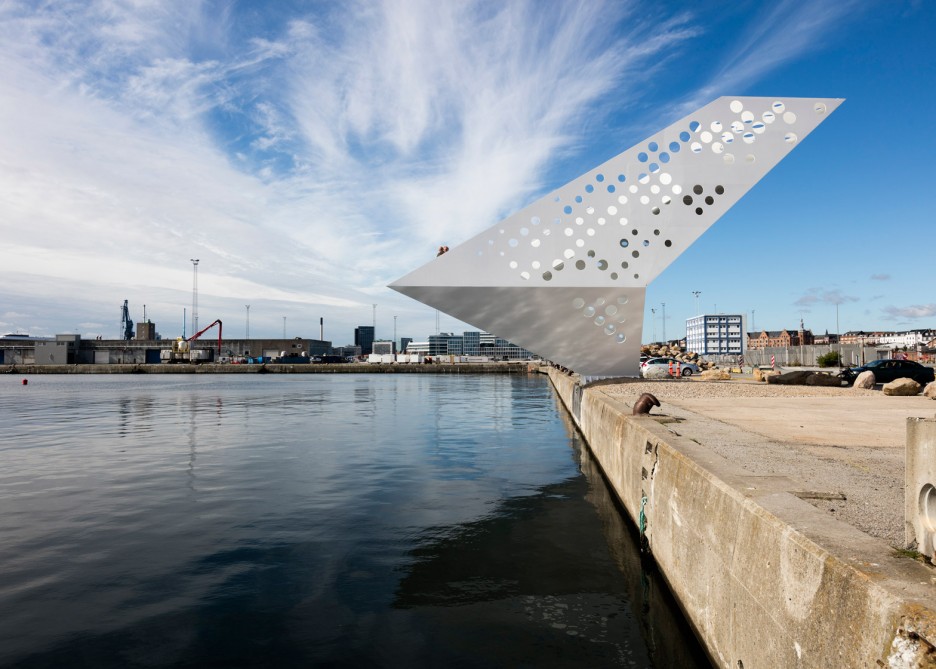 Dorte Mandrup Builds Perforated Observation Tower In Aarhus
