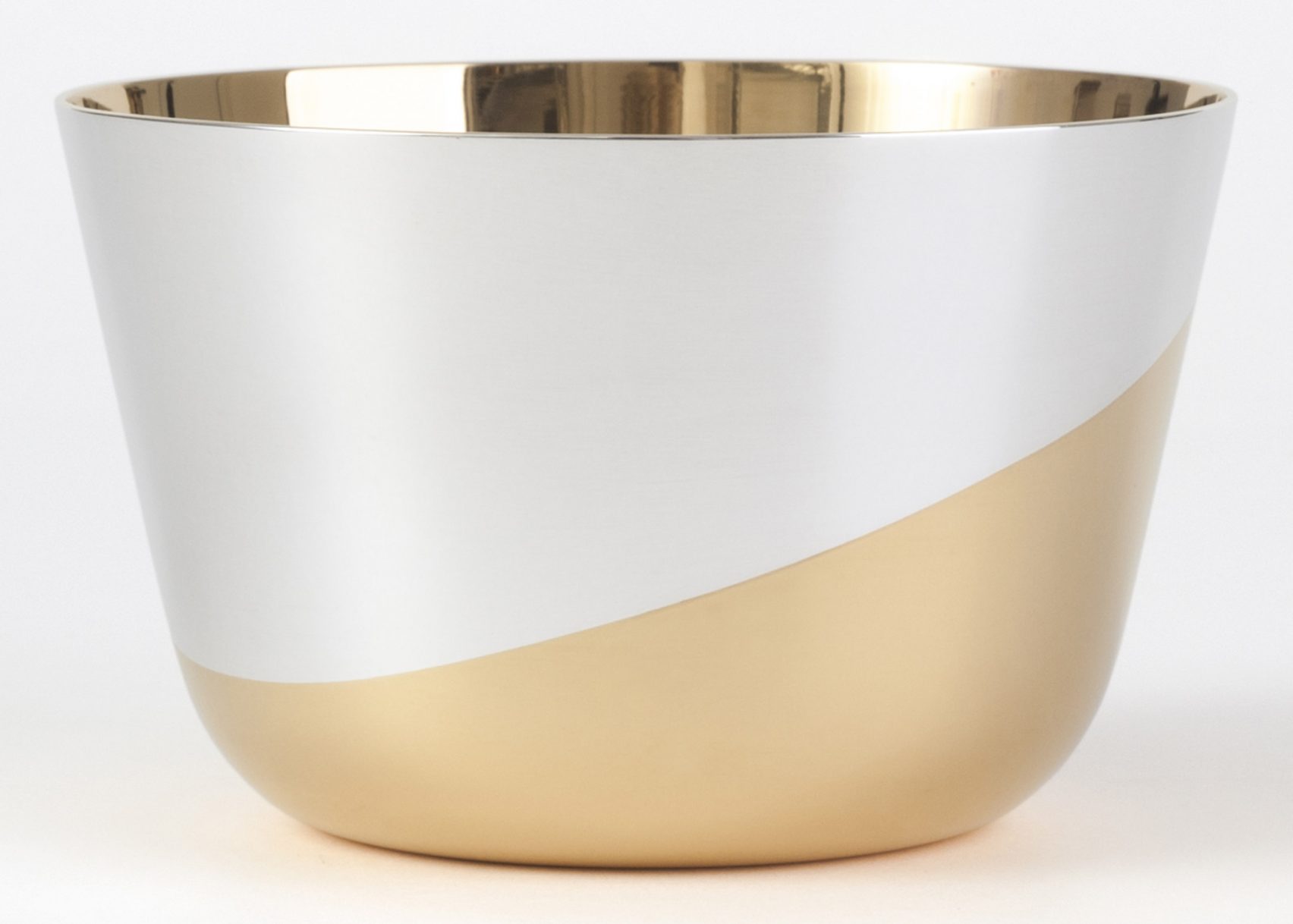 Thomas Feichtner Designs Set Of Minimal Vessels Partially Dipped In Gold