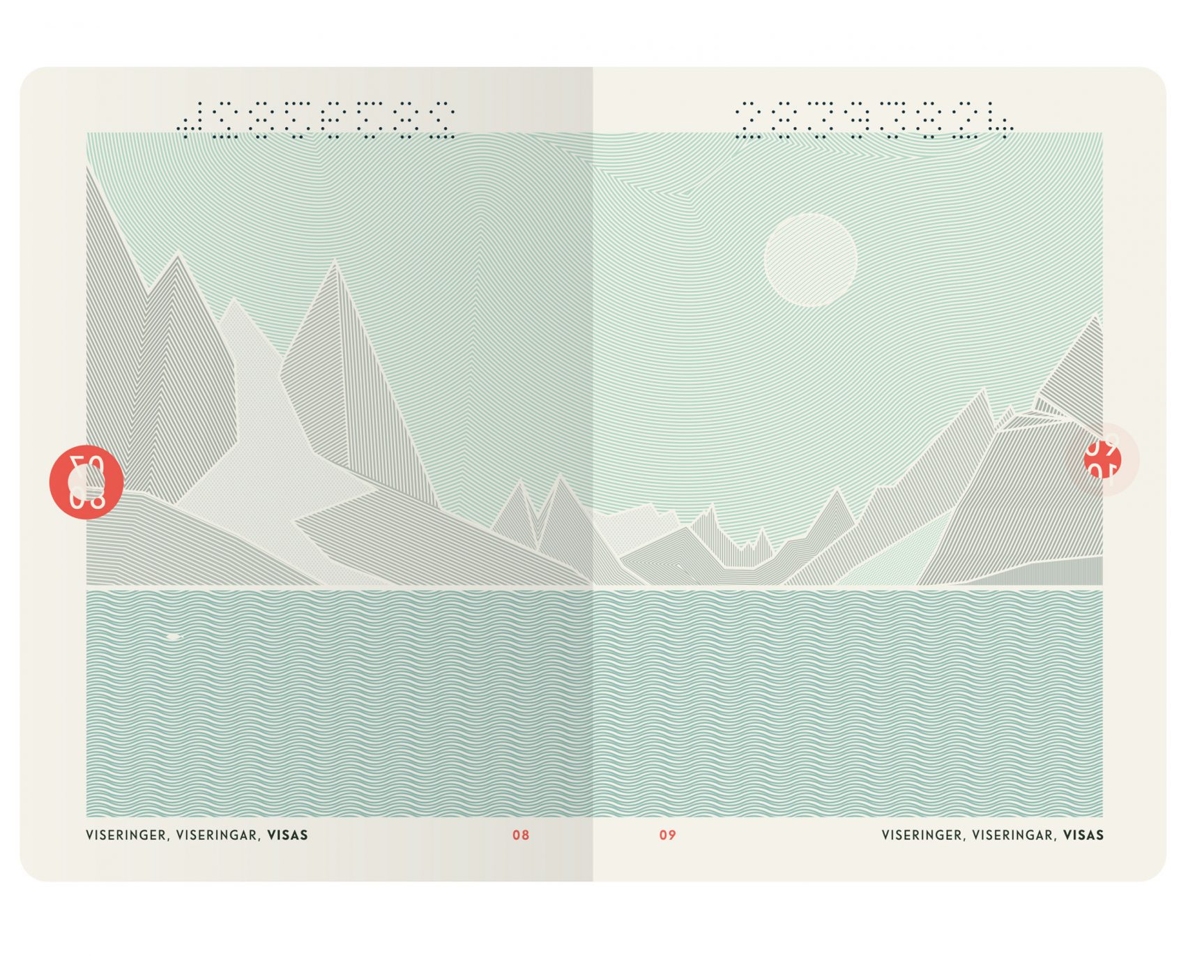 Passport Pages Template Passport Template Psd Free Download Free