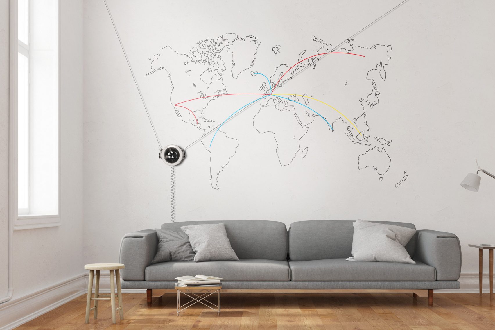 Carlo Rattis Scribing Robot Turns Walls Into Digital Content Canvases