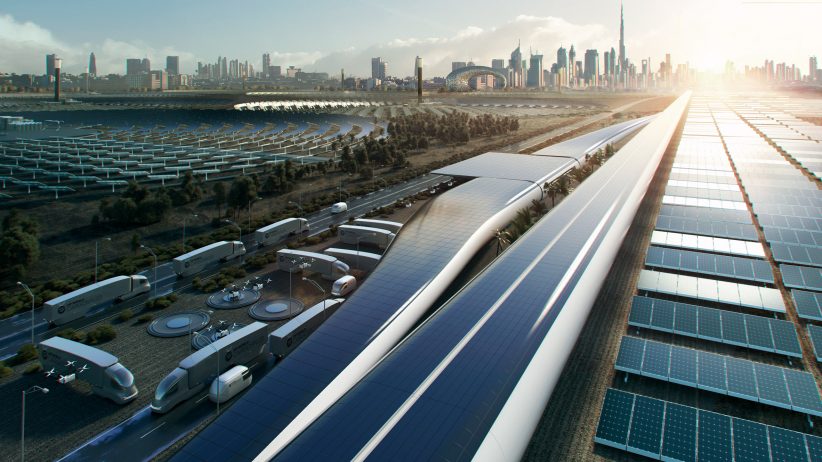 Foster Partners Presents Vision For Hyperloop Cargo Network