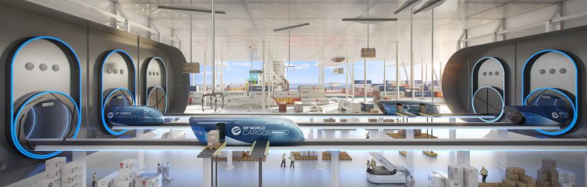 Foster Partners Presents Vision For Hyperloop Cargo Network