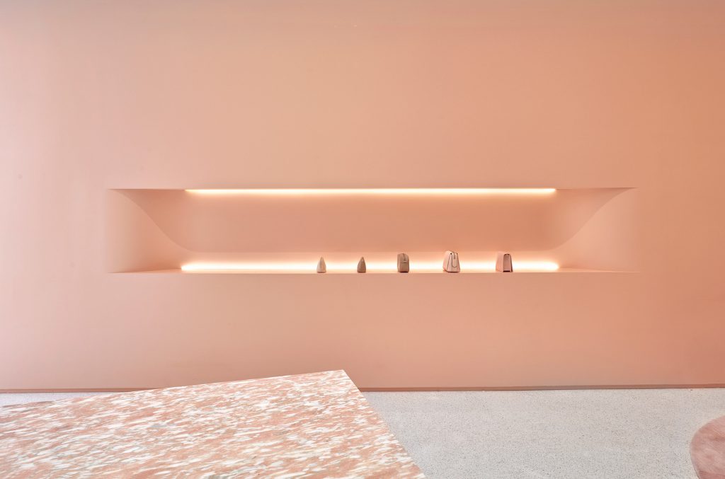Pattern Studio creates rose-tinted interior for The Daily Edited in ...