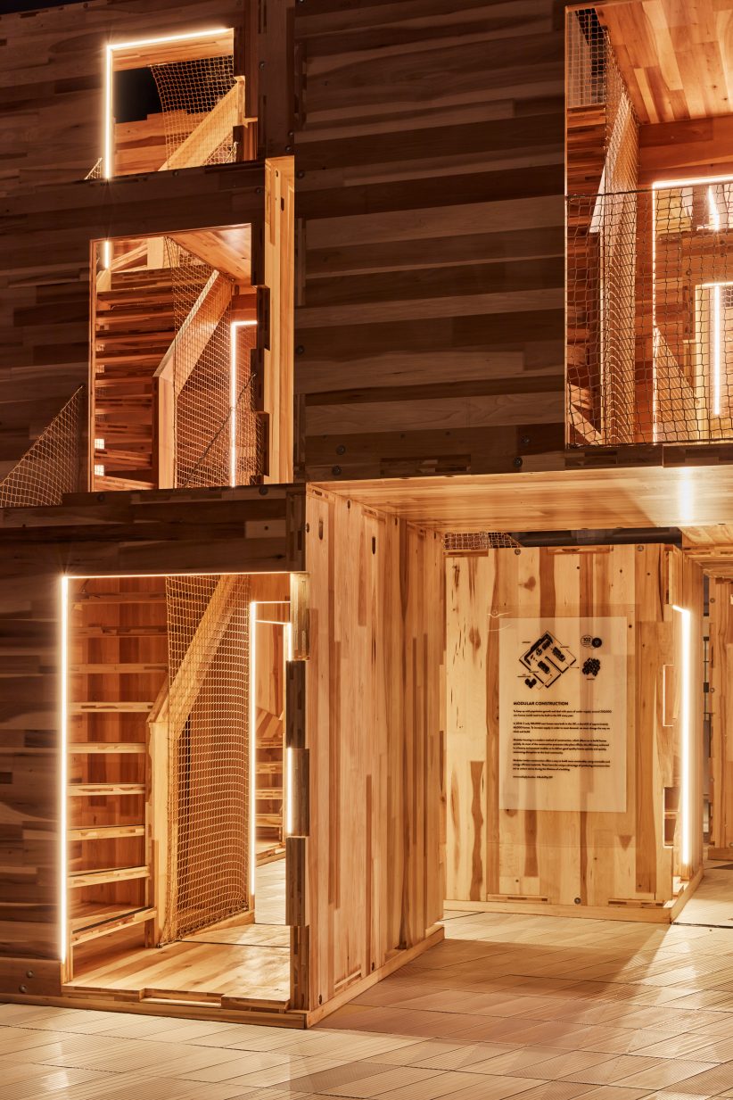 Waugh Thistleton installs modular three-storey maze in V&A's Sackler ...