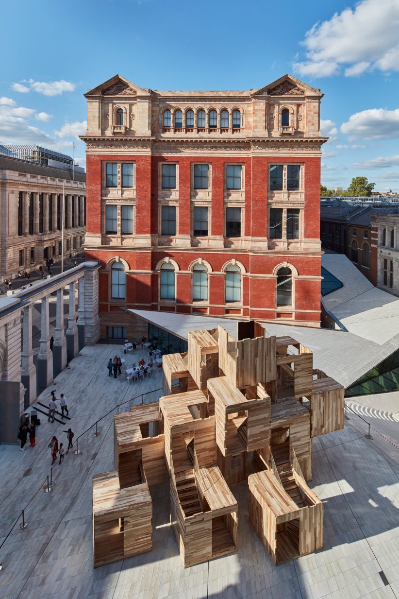Waugh Thistleton installs modular three-storey maze in V&A's Sackler ...