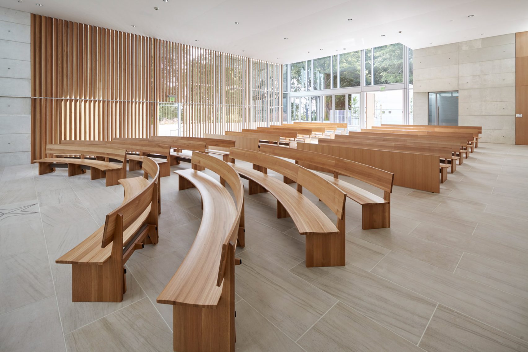 Mark Cavagnero creates concrete Chapel for Saint Mary's in California ...