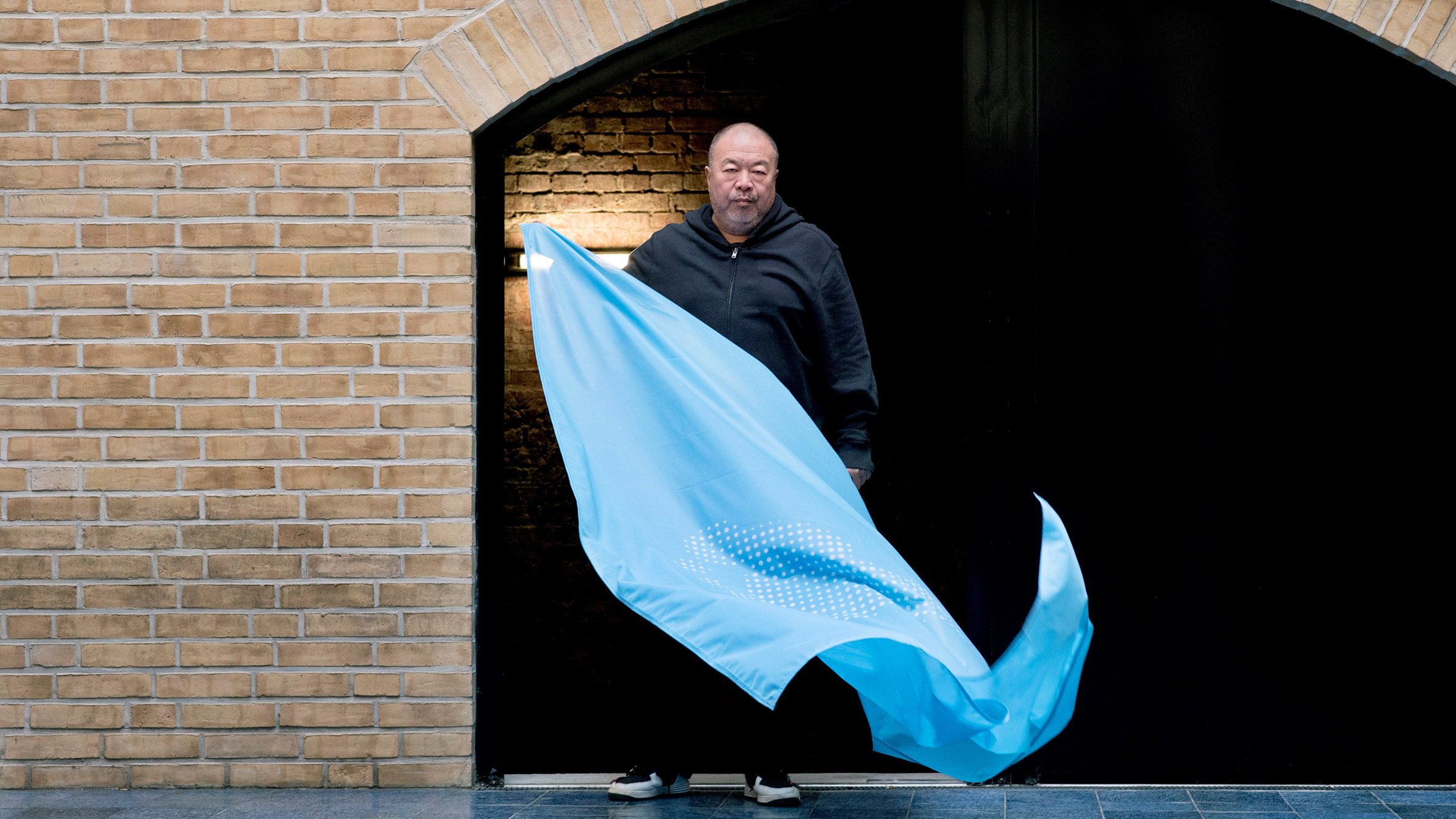 Ai Weiwei Flag Encourages People To Think About Human Rights 7023