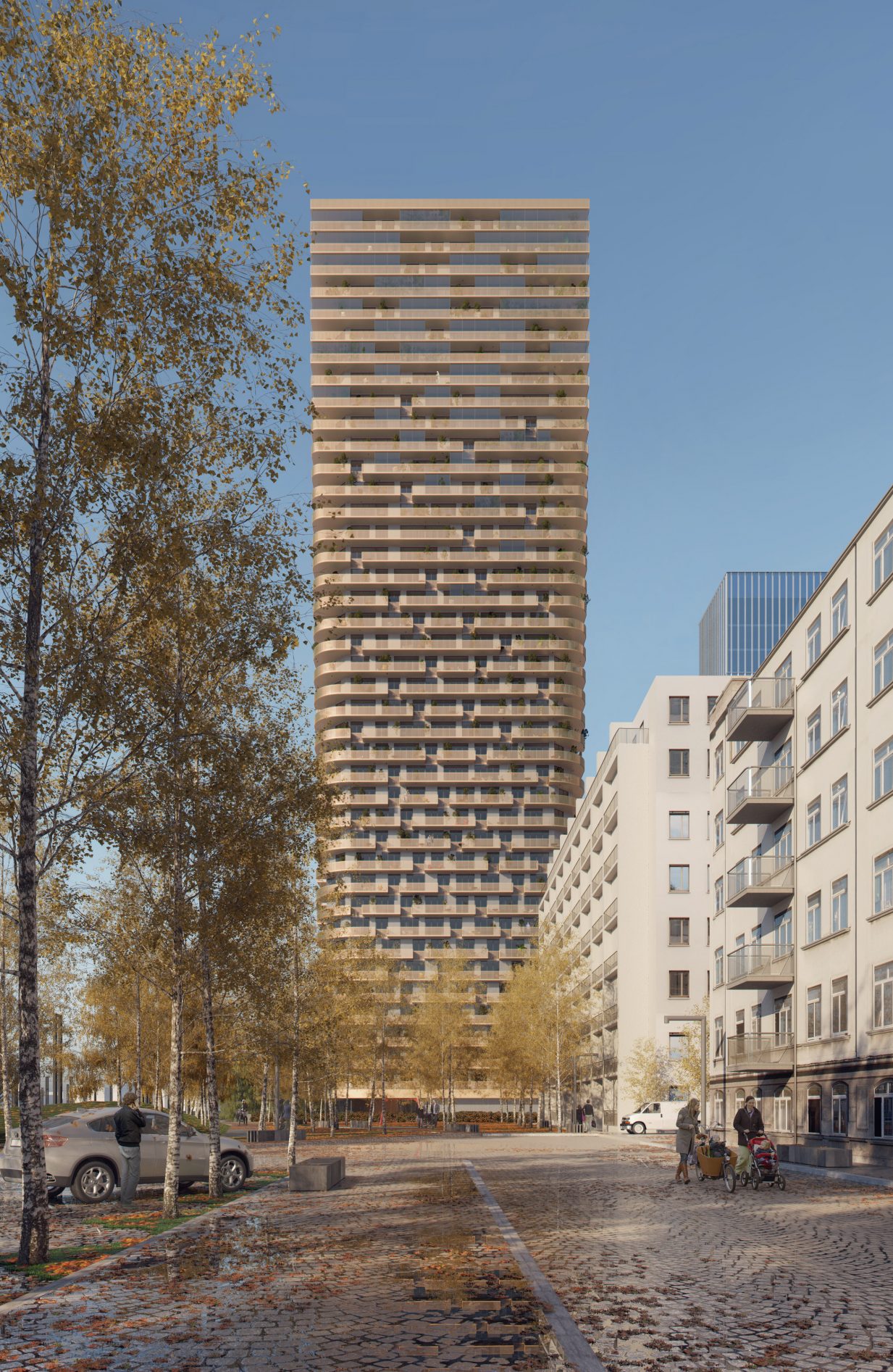 Mecanoo designs copper-coloured tower alongside Frankfurt station - Art ...