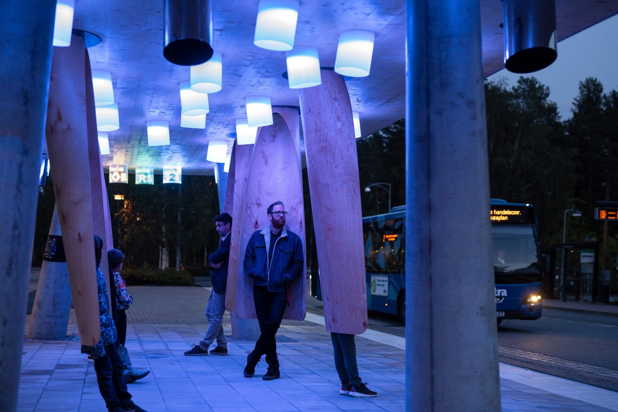 Station of Being is an interactive Arctic bus stop