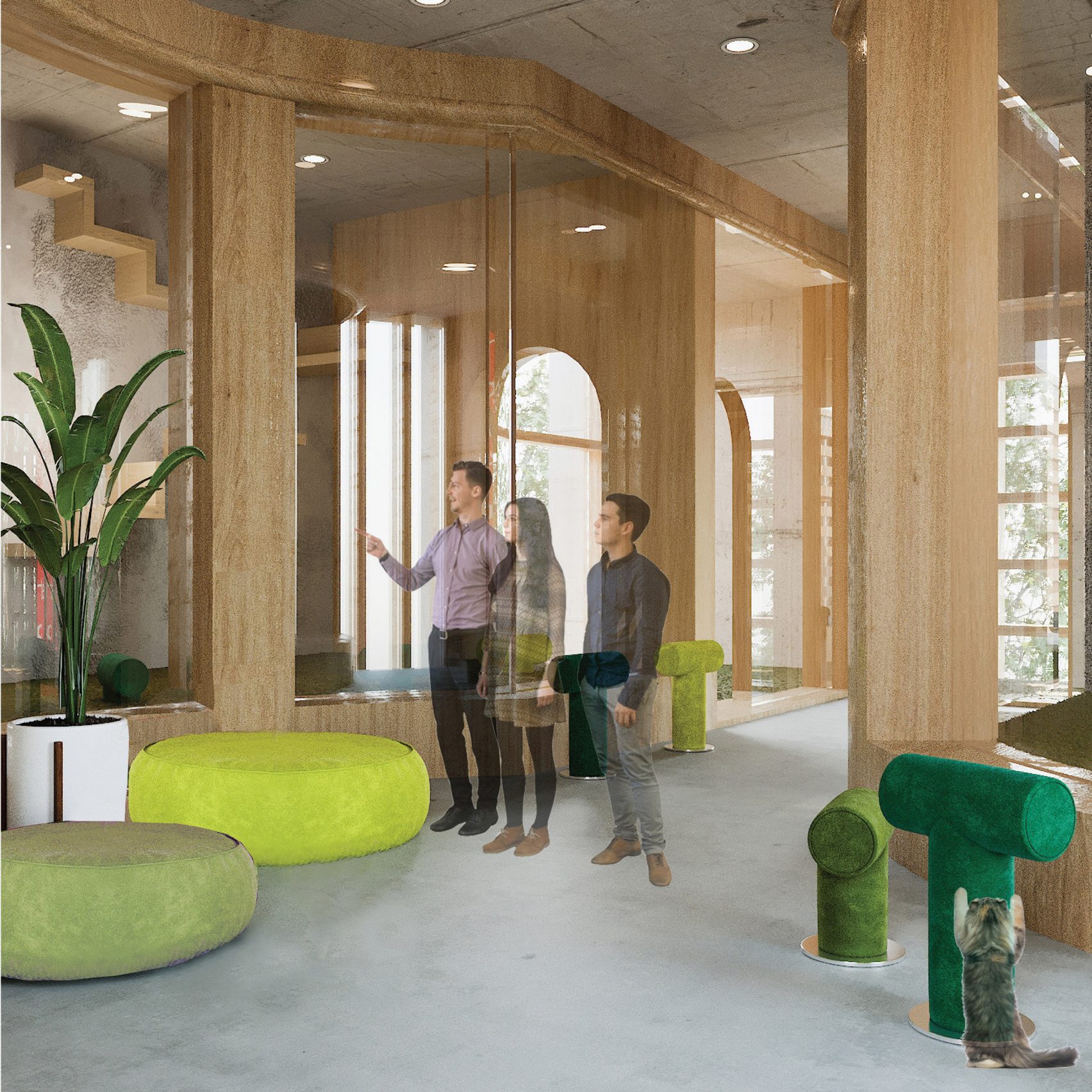 Zayed University students present 10 interior design projects - Maryna ...