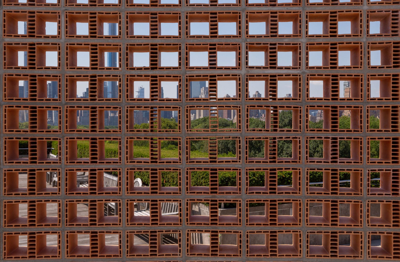 Lattice Brick Wall Design