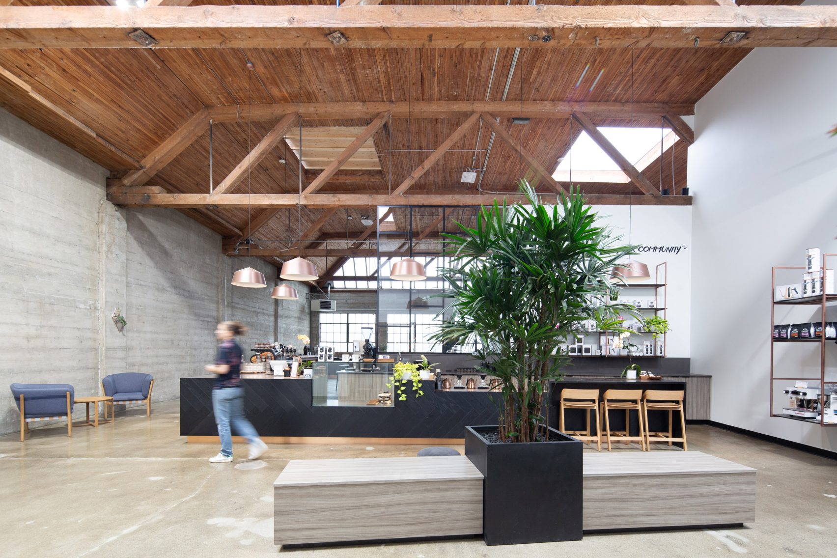 Alice Dandrea Creates Industrial Coffee Roastery In Vancouver Steel