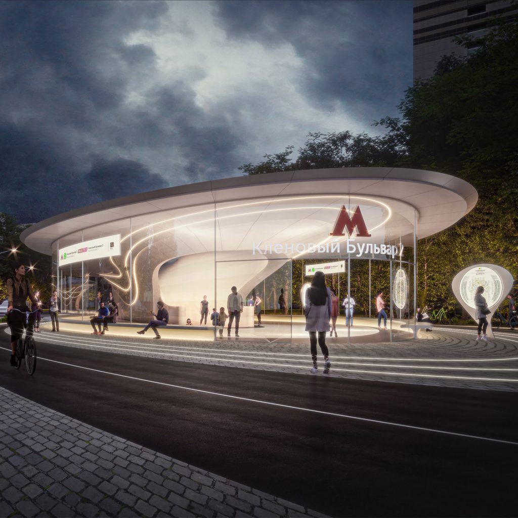 decmyk: Zaha Hadid Architects reveals design of Moscow metro station