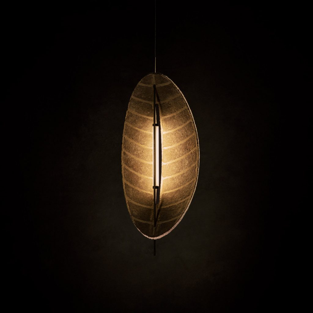 Morgan Ruben's pair of lamps are grown from mycelium or light up like ...