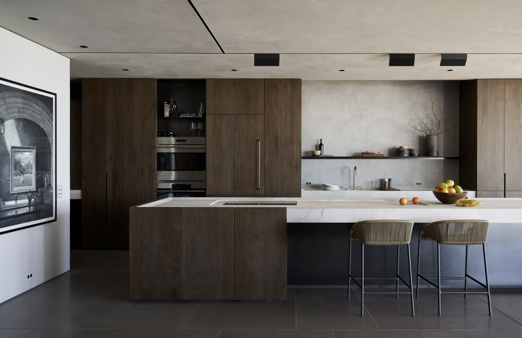 desymbol: MW Works uses dark wood and sandy walls for interiors of ...