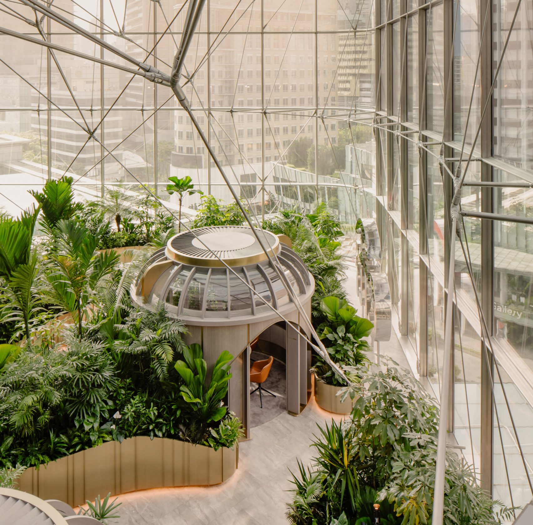 Ministry of Design creates lush "banking conservatory" for Citibank ...