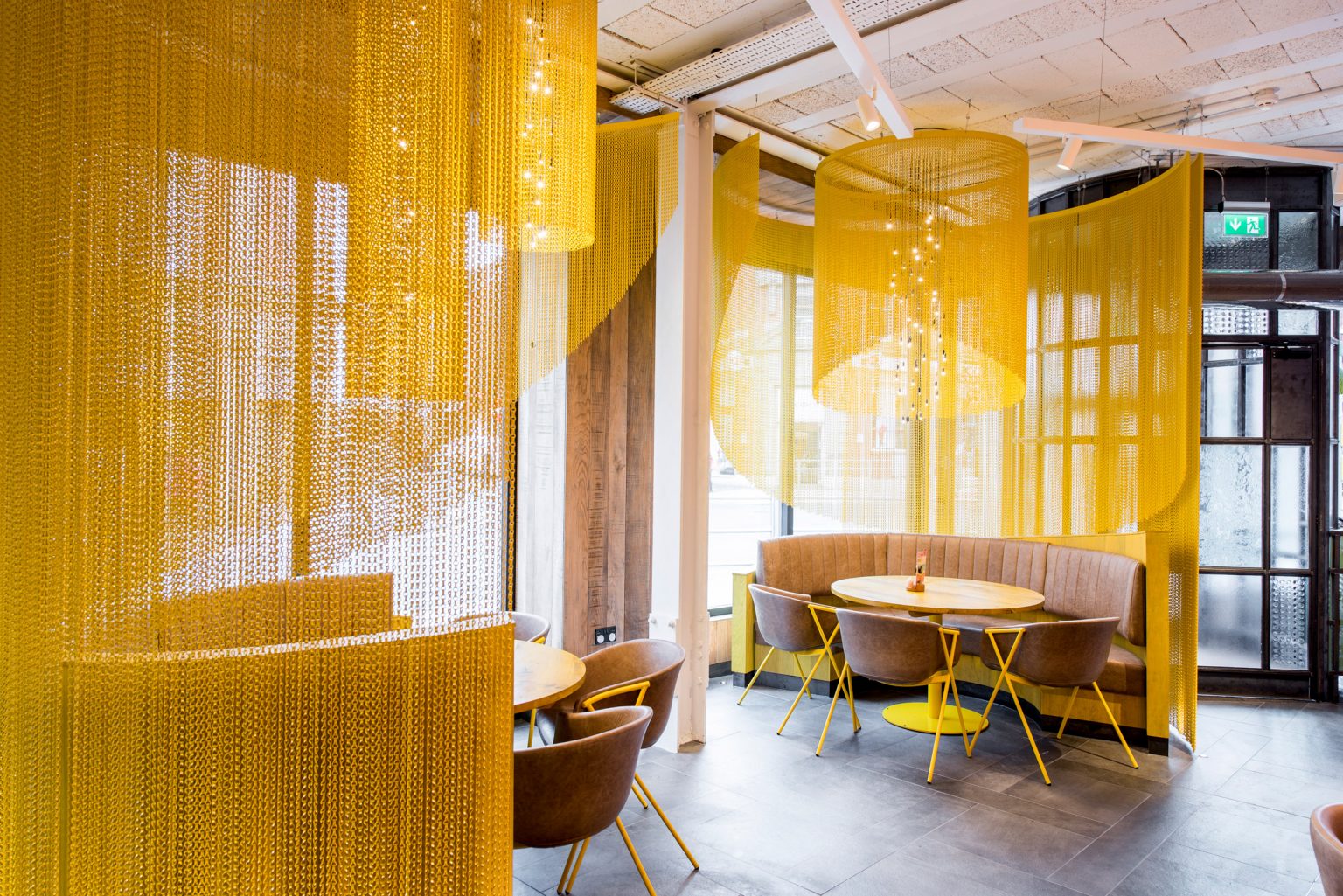 Ten Installations By Kriskadecor That Use Chain Curtains To Dramatic Effect