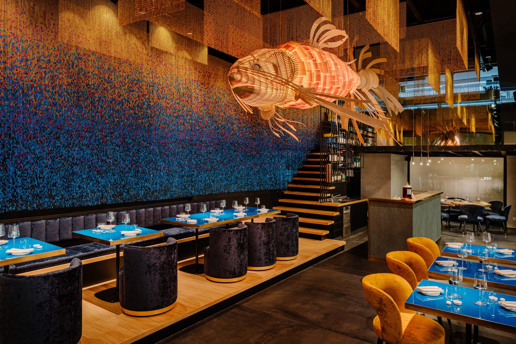 Ten Installations By Kriskadecor That Use Chain Curtains To Dramatic Effect