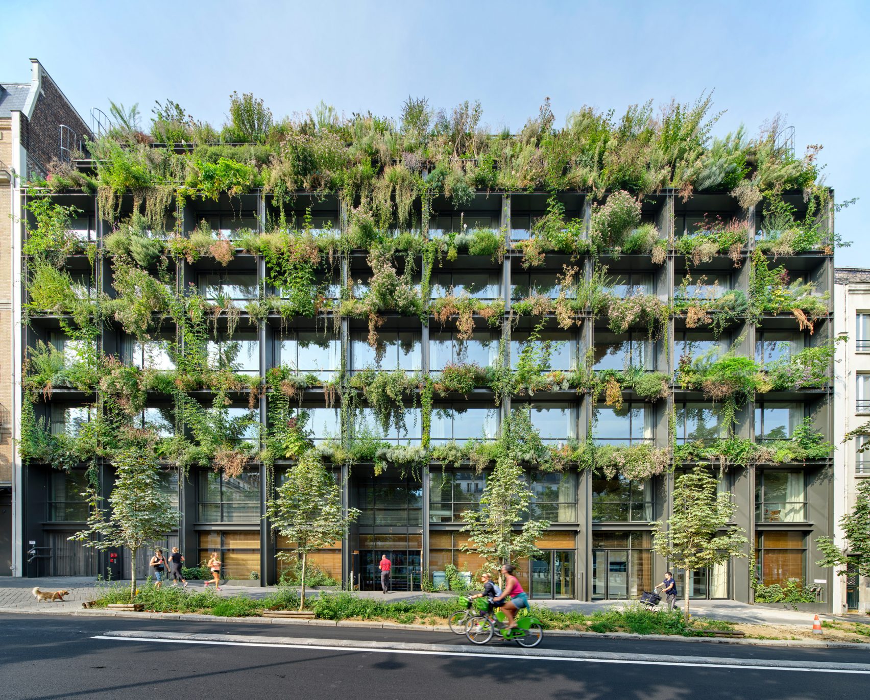 Villa M is a plant-covered hotel in Paris by Triptyque and Philippe Starck