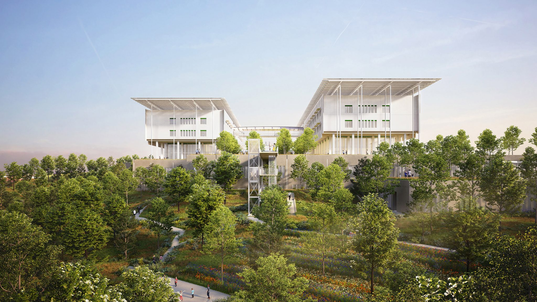 Renzo Piano designs trio of nature-focused hospitals for Greece