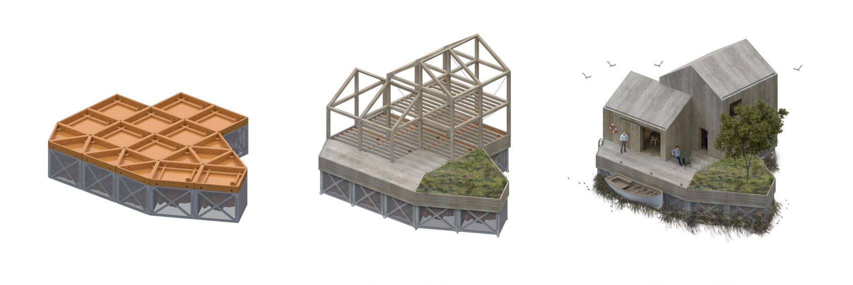 Land On Water System Developed By Mast For Building Floating Homes