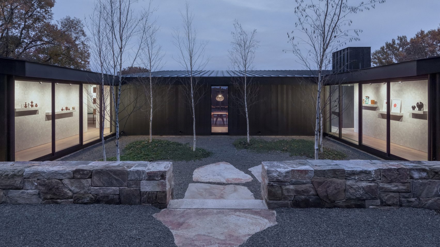 Charred Wood Clads Connecticut Home For Gallerists By Desai Chia