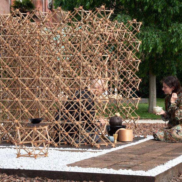 Mitsubishi Jisho Design creates food-waste teahouse in Venice