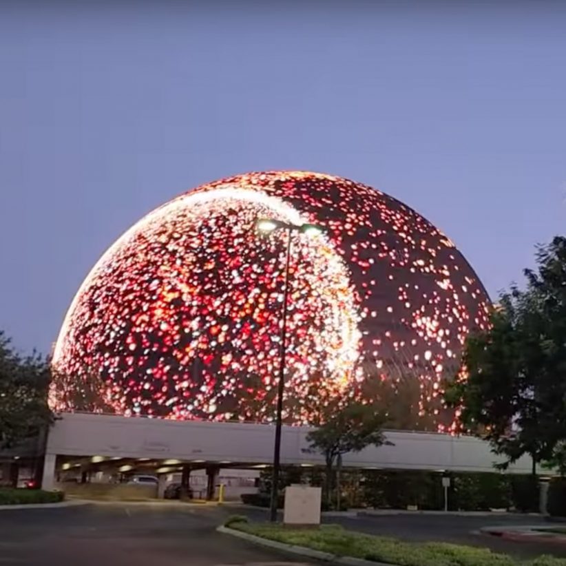 Msg Sphere In Las Vegas Opens With Bespoke Artwork By John Gerrard