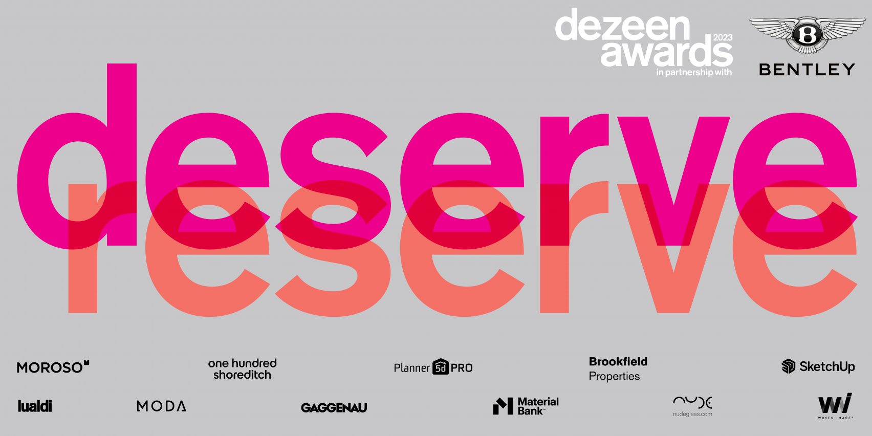 Tickets Dezeen Awards 2023