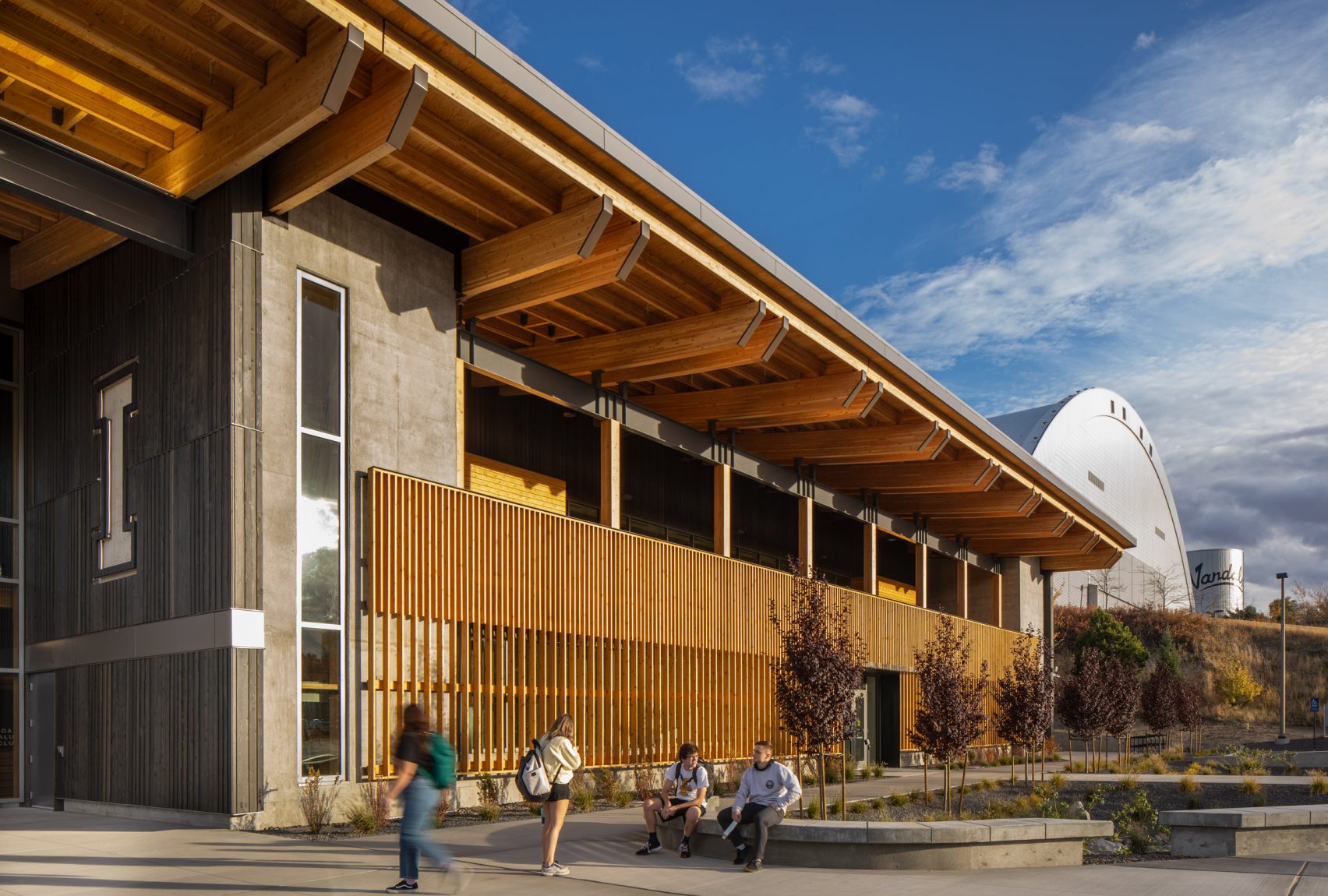 Idaho basketball arena by Opsis Architecture "breaks with convention"