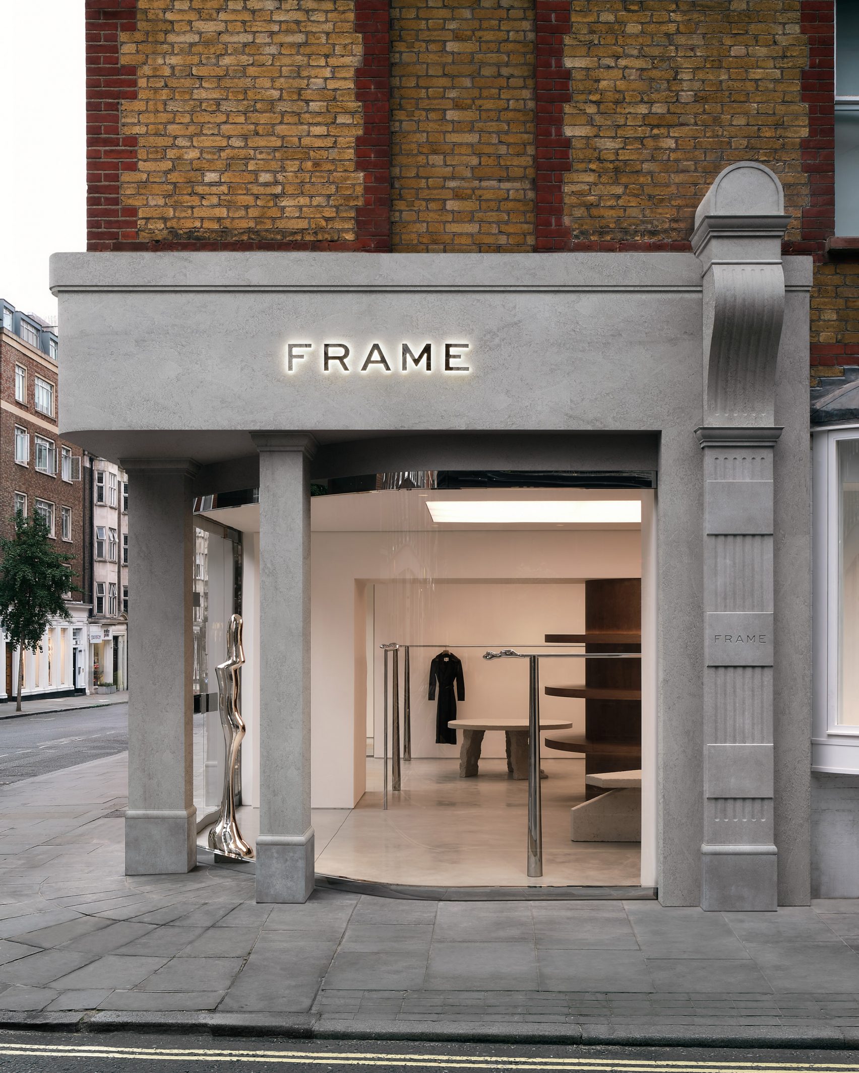 Studio FB creates gallery-like interior for Frame store in Marylebone ...