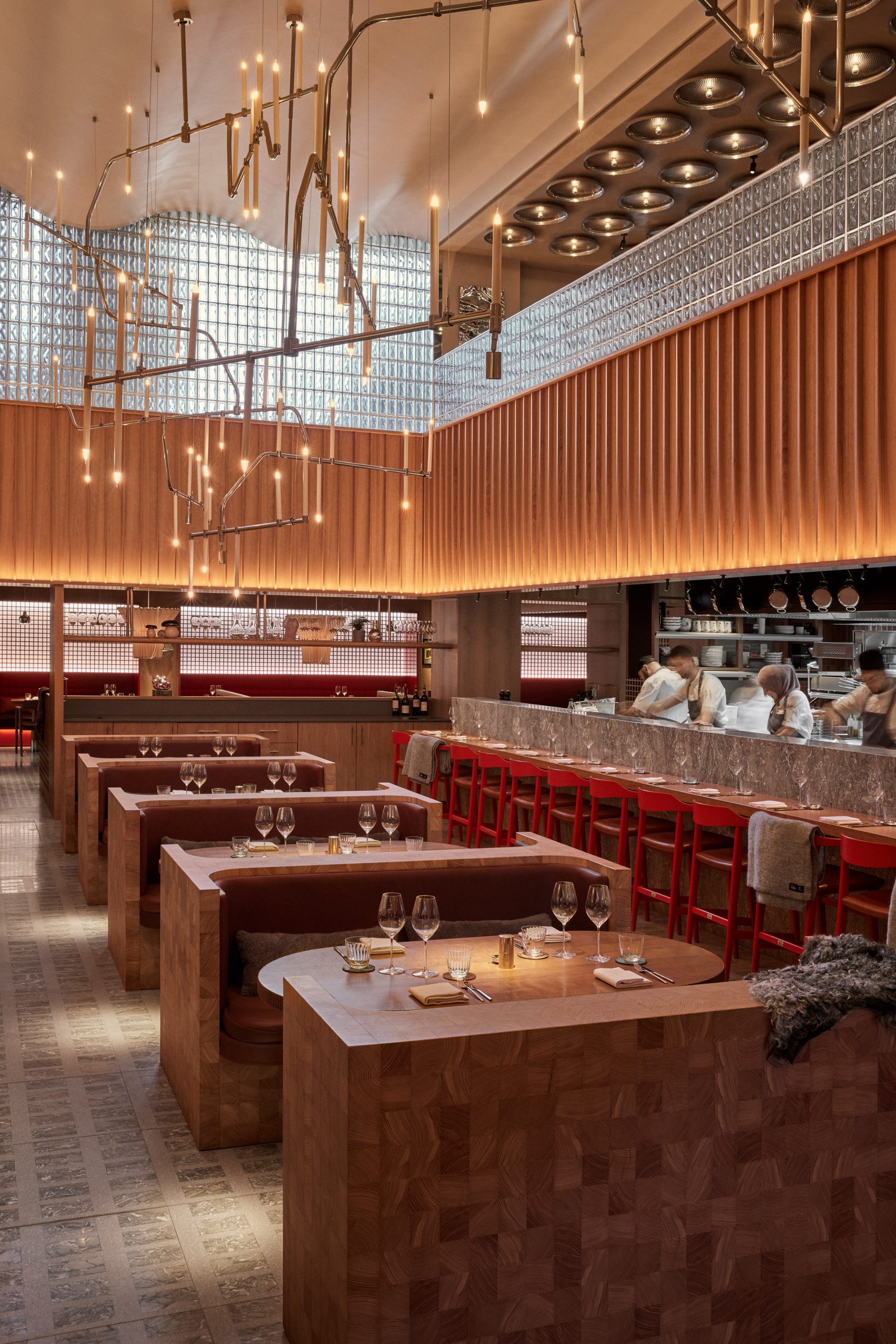 Wooden elements "take centre stage" in Studio Frantzén restaurant ...