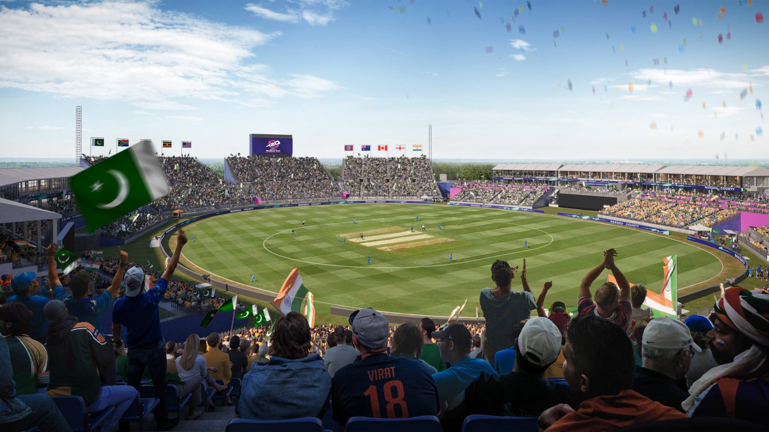 Populous designs "modular" Cricket World Cup stadium for New York