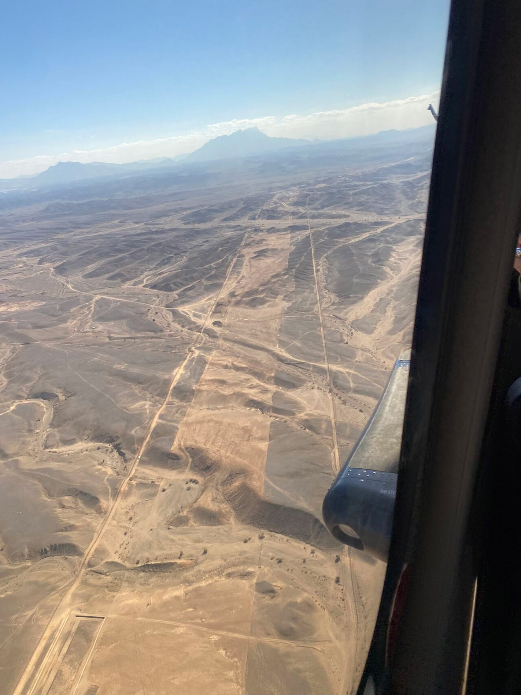 Aerial Photos Reveal Work Progressing On The Line Megacity At Neom