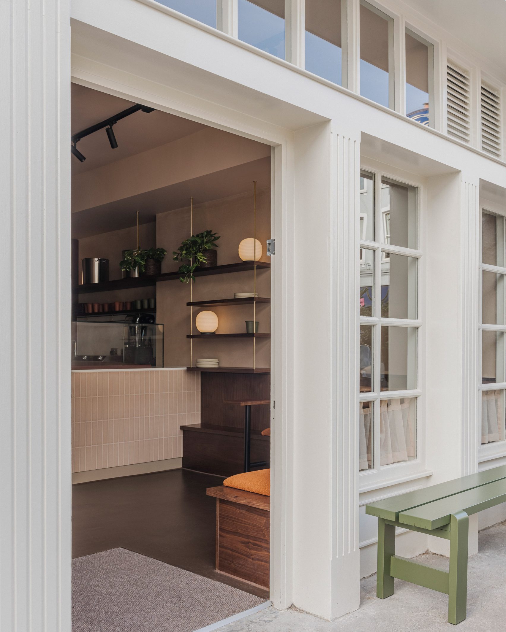 Chai Guys Portobello cafe interior evokes "the colour of spices"