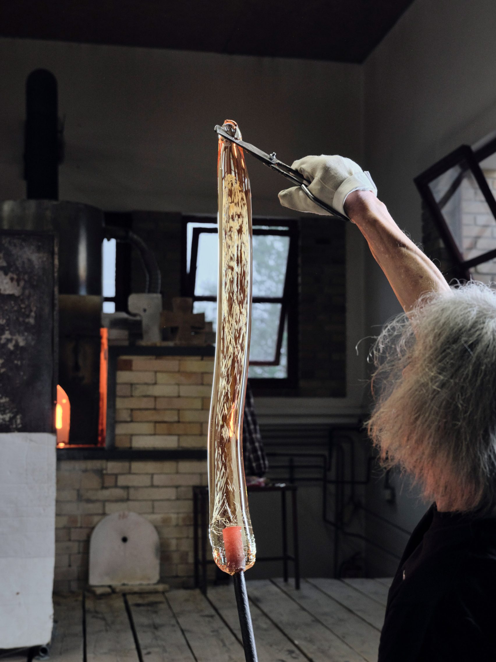 Bomma brings "magical texture" to Flare light using traditional glass craft