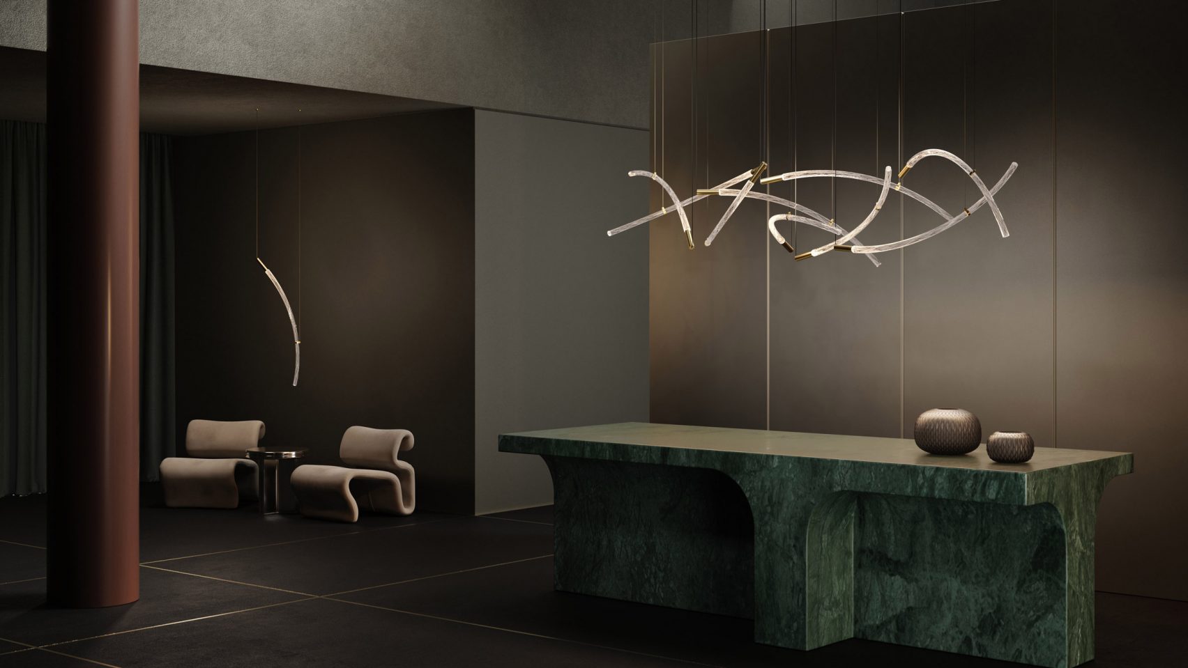 Bomma brings "magical texture" to Flare light using traditional glass craft