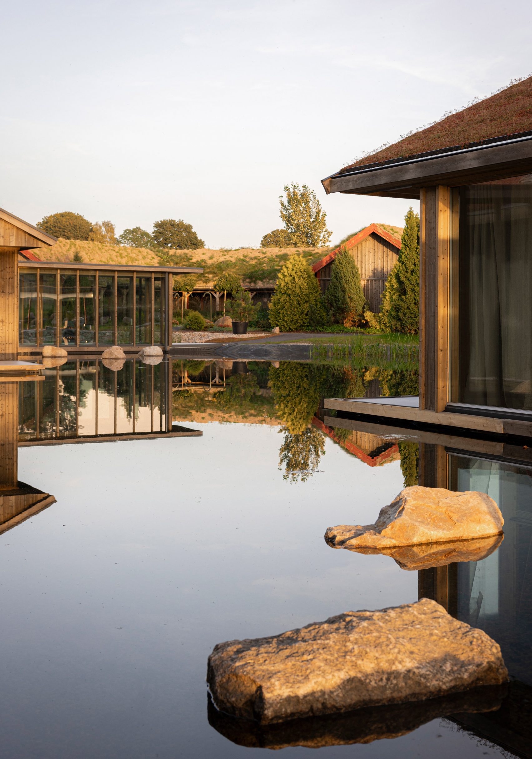 Norm Architects references Japanese temples for Sjöparken retreat