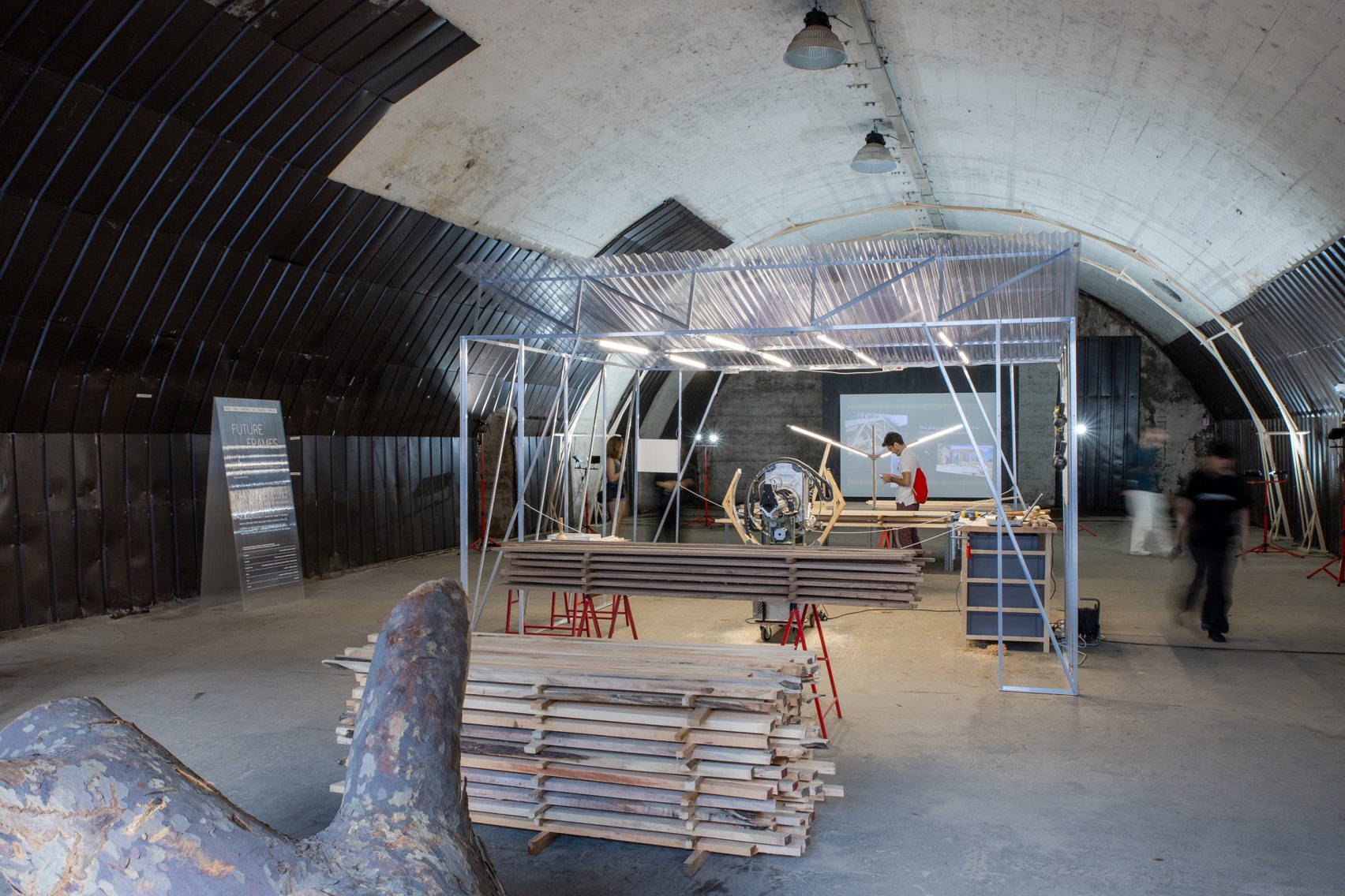 Dropcity showcases live reconstruction of tunnels for Milan design week