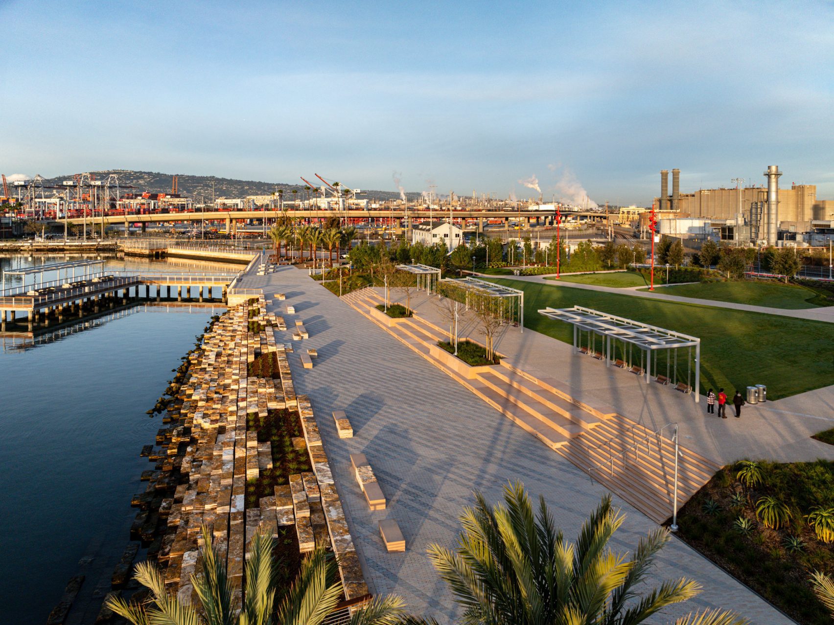 Los Angeles Water Front Port Of Los Angeles Waterfront Red Car Line