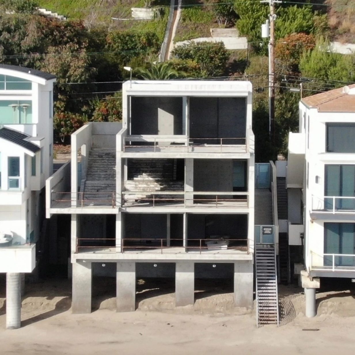 Ye Strips Tadao Ando Beach House In Malibu Back To Its Structure 1921