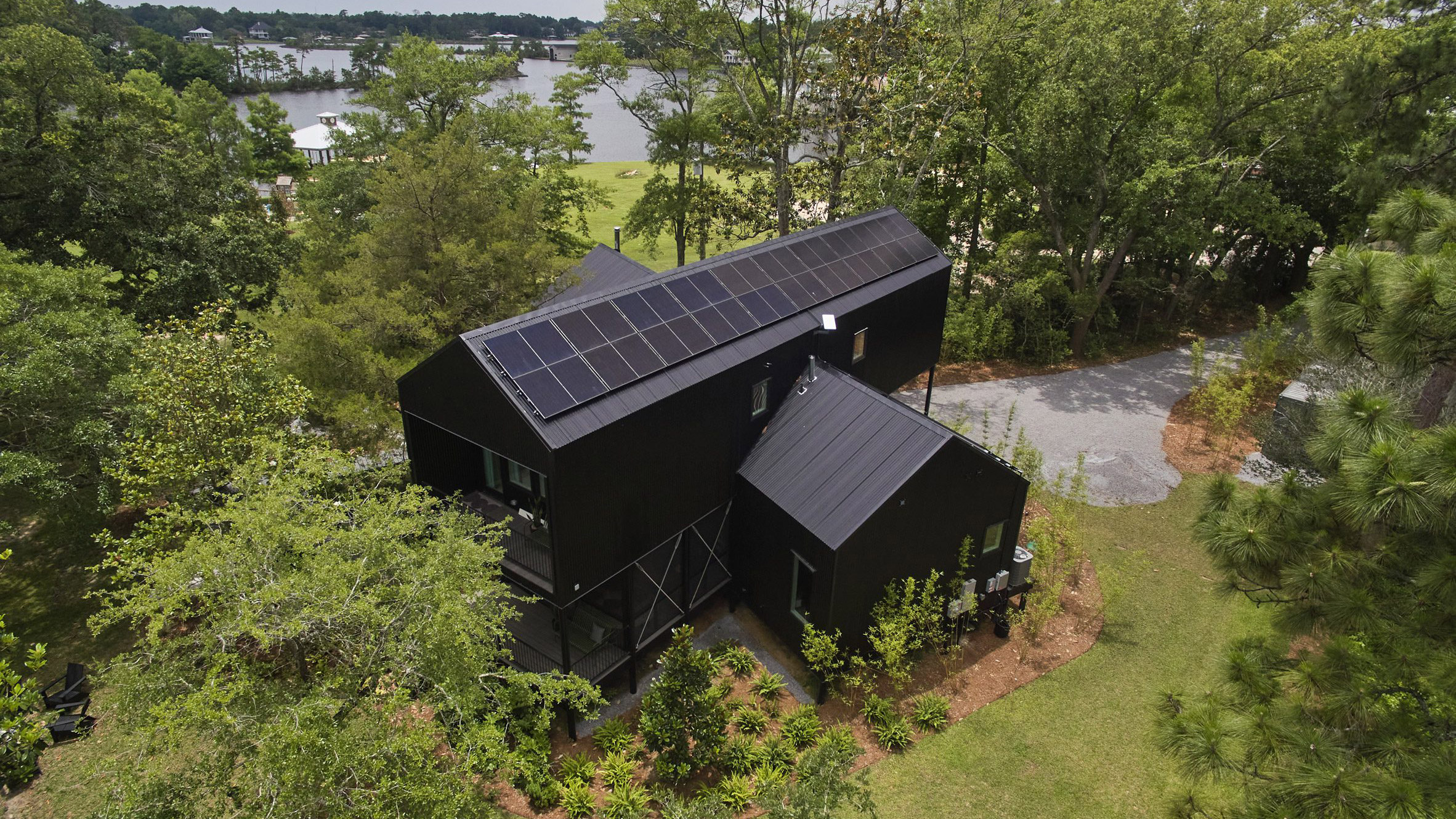 Black Clad Buildings