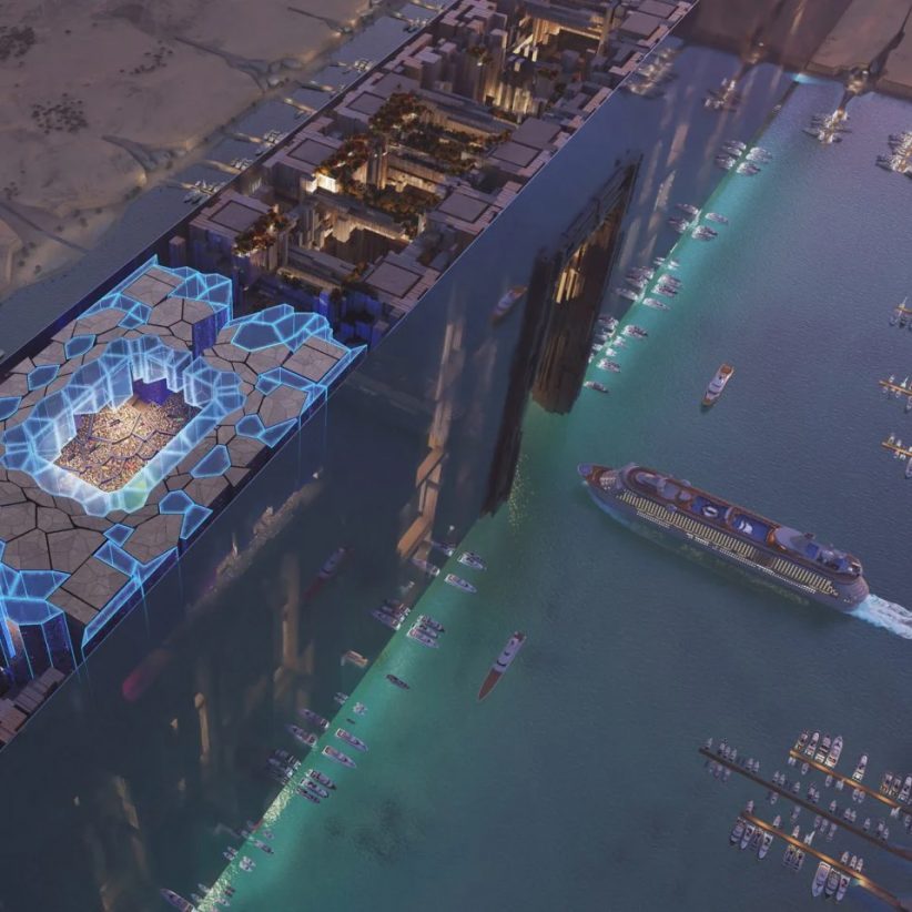 Video Reveals Construction Progressing On The Line In Neom