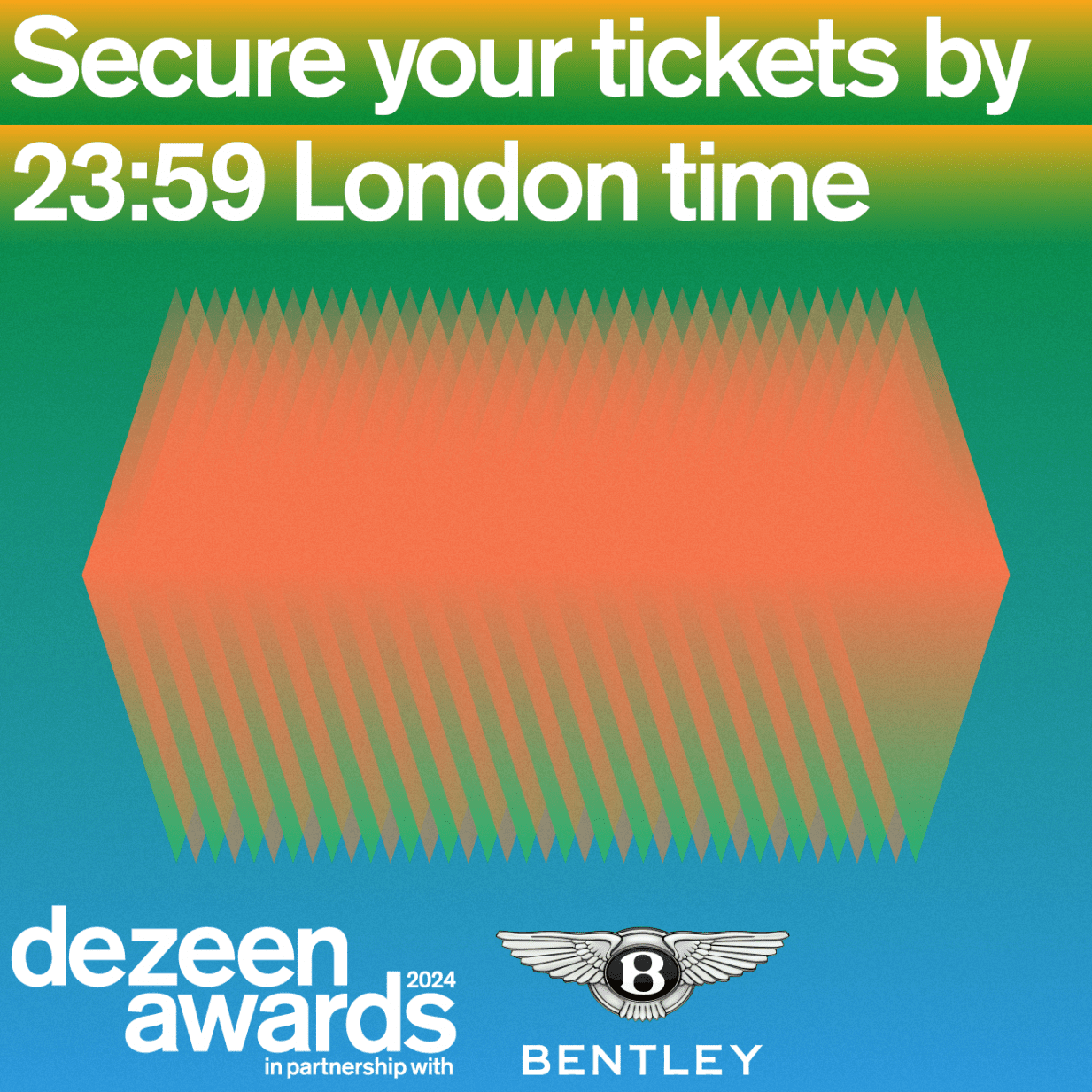 Tickets Dezeen Awards 2024