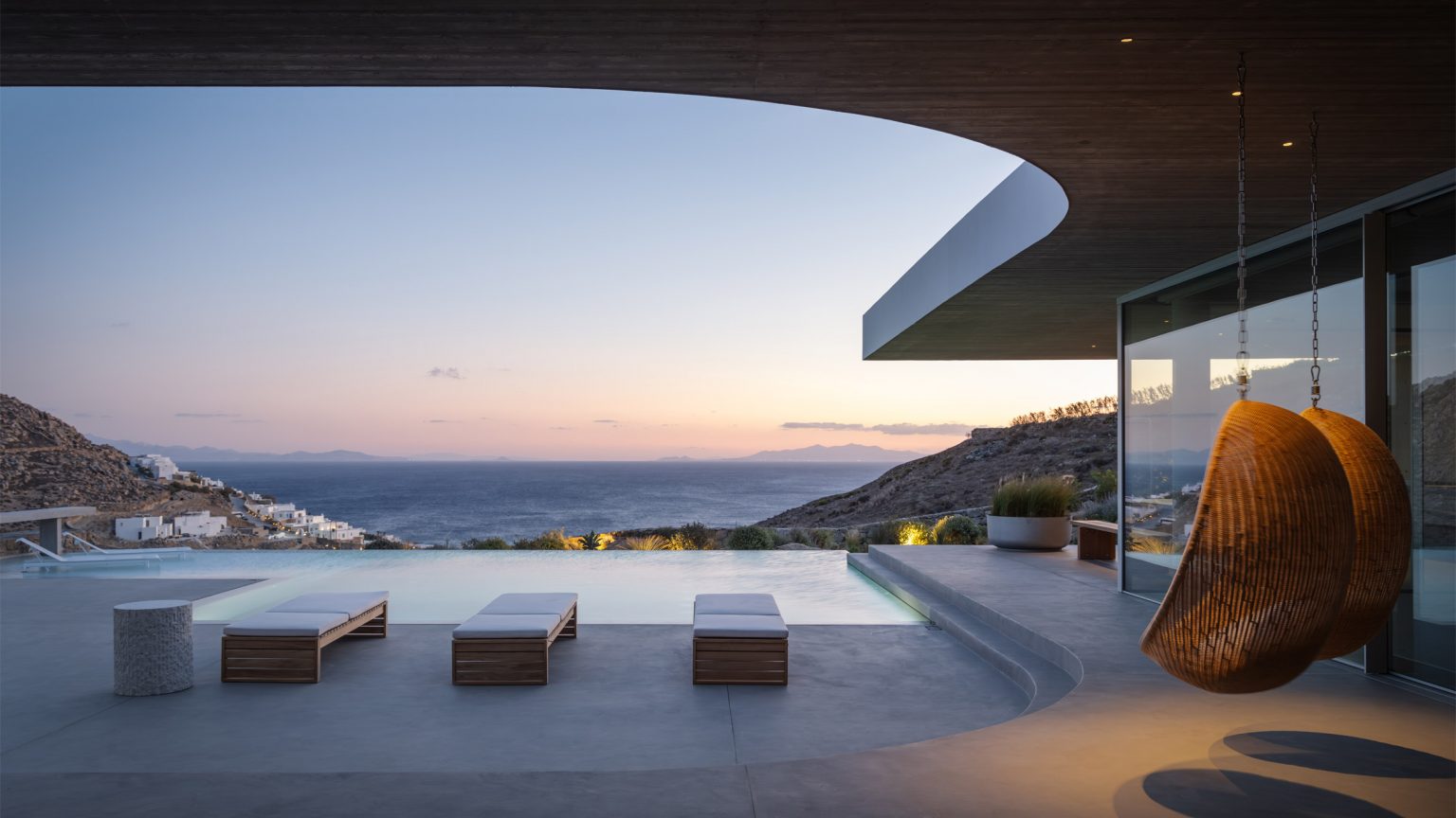 Eight luxurious houses with refreshing outdoor swimming pools
