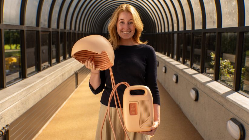 Anti-hair loss helmet for chemo patients wins 2024 James Dyson Award