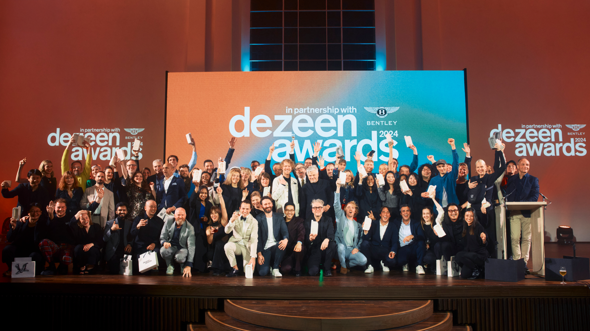 Designers from around the world celebrate Dezeen Awards 2024