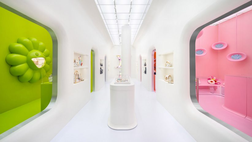 Louis Vuitton and Murakami create NYC pop-up informed by Tokyo hotels