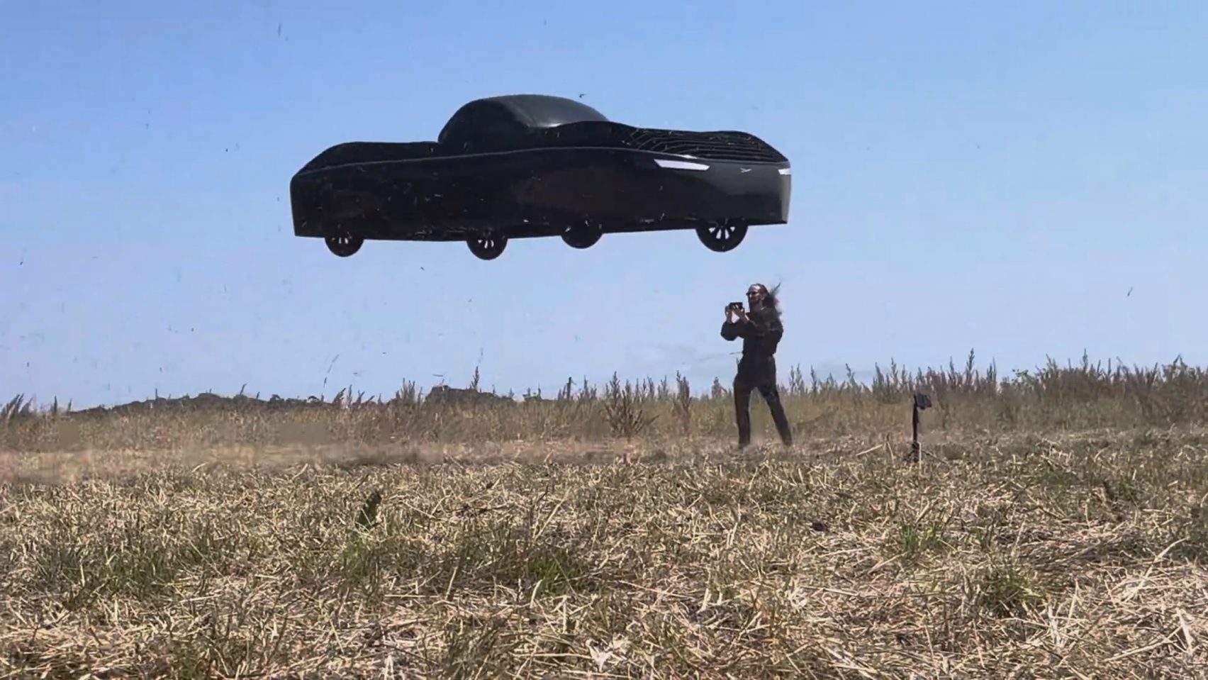 Videos reveal vertical takeoff of electric flying car in California